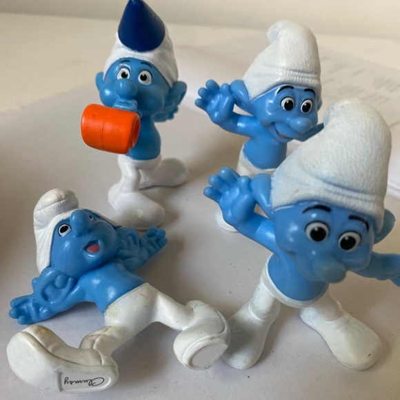 Toys | Mcdonalds Happy Meal Toy 211 Payo Smurfs Plastic Figures Lot Of ...